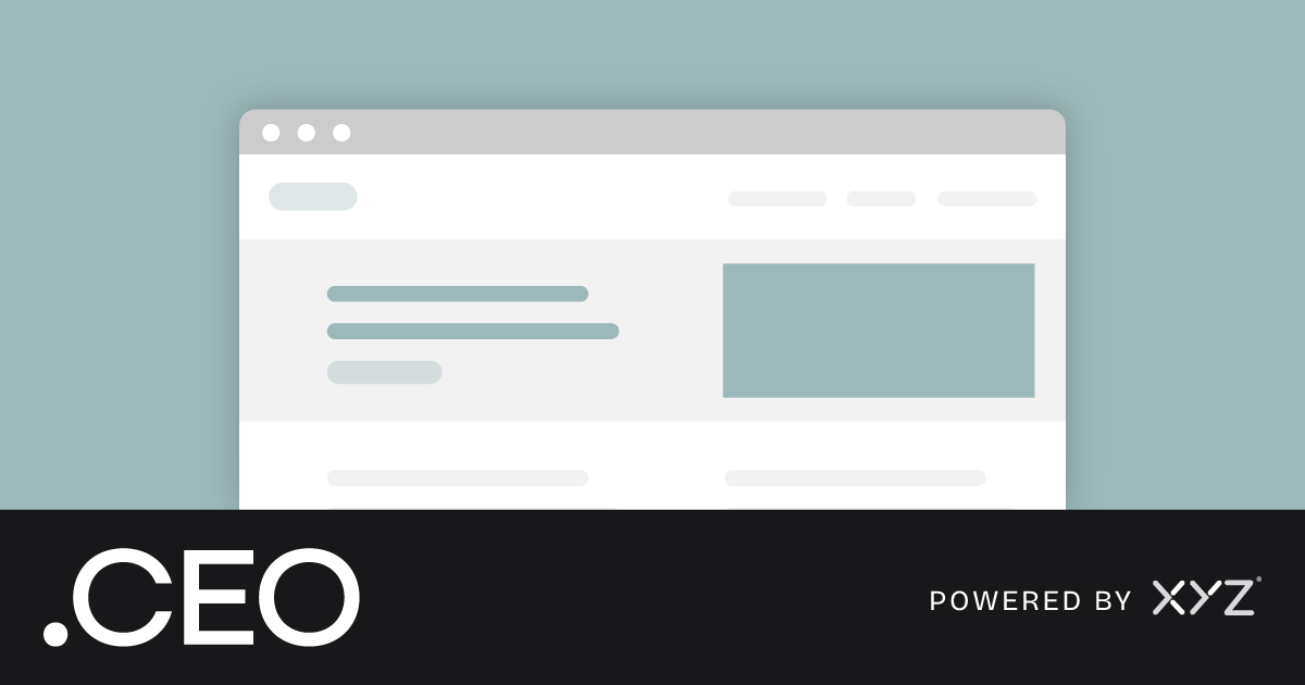 .CEO Domain Names | The .CEO Registry